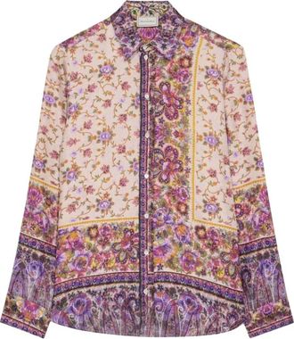 Pierre-Louis Mascia Femme, Blouses et Chemises, Multicolore, Taille: 40 FR Aloe Shirt