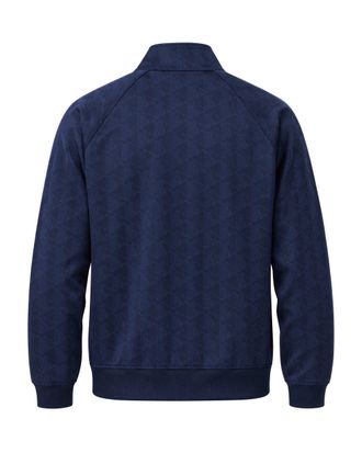 Lacoste Jacquard Monogram Zip Jacket - Navy