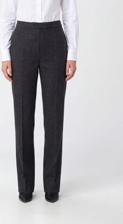 Jil Sander Hoch taillierte Skinny-Hose aus reiner grauer Wolle
