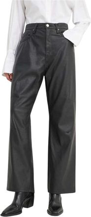 Won Hundred Femme, Pantalons, Noir, Taille: 42 FR Pantalon Droit