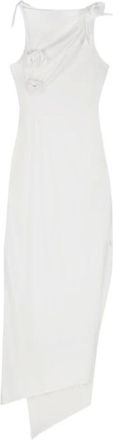 Coperni Femme, Robes, Blanc, Taille: 40 FR Asymmetric Flower Dress
