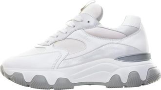 Hogan Femme, Chaussures, Blanc, Taille: 38 1/2 EU Baskets Hyperactive
