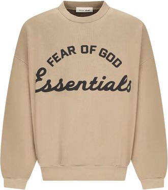 Fear of God Homme, Sweatshirts et sweats &agrave; capuche, Beige, Taille: 2XL Training 90s Crewneck SweaT-shirt