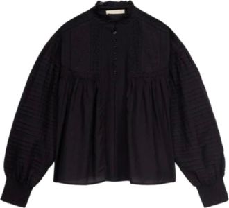 Vanessa Bruno Femme, Blouses et Chemises, Noir, Taille: 34 FR Blouse Dahlia