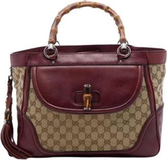 Gucci Pre-owned Bamboo Tote - - Pre-owned - Damen - Braun - ONE SIZE