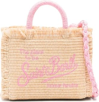 MC2 Saint Barth Femme, Sacs, Rose, Taille: ONE Size Vanity Mini Straw