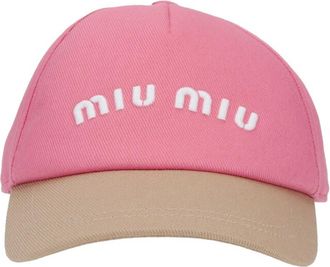 Miu Miu Logo Baseball Cap