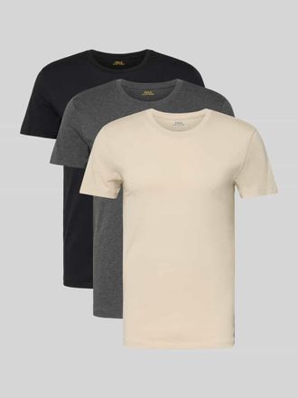 Ralph Lauren Slim Fit T-Shirt aus reiner Baumwolle im 3er-Pack