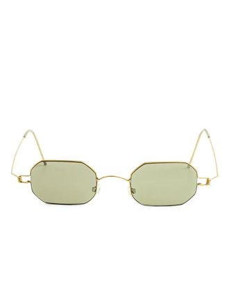 Lindberg lunettes de soleil &agrave; monture octogonale - Or