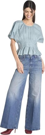 Sea NY Femme, Blouses et Chemises, Bleu, Taille: 36 FR Violet Top