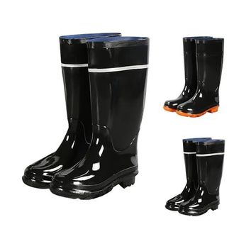 Generic Bottes de pluie pour homme - Imperm&eacute;ables - Bottes de jardin en caoutchouc - Pour le travail en plein air, la chasse - Chaudes, s&egrave;ches et antid&eacute;rapant