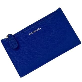 Balenciaga Porte-monnaie Pre-owned - Femme - Pre-owned - Bleu - Taille: ONE Size