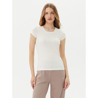 Emporio Armani T-Shirt 8NTT65 TJDQZ U0005 Wei&szlig; Regular Fit