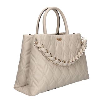 Guess Maxine Girlfriend Satchel - - Bags - Damen - Beige - ONE SIZE