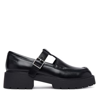 Calvin Klein Slipper Calvin Klein Chunky Loafer Tbar Pol Lth HW0HW03046 Schwarz