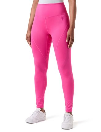 Champion Damen Athletic Club W-Quick-Dry Poly-Stretch High Waist Leggings, Himbeerrosa, M