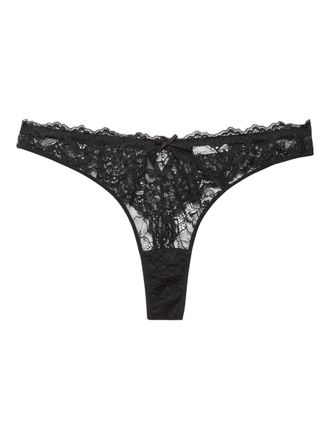 Fleur du Mal string Bianca - Noir