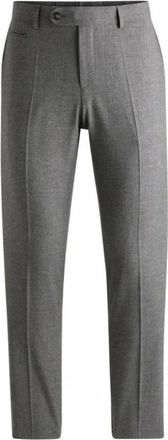 HUGO BOSS Homme, Pantalons, Gris, Taille: 4XL Pantalon slim en tissu stretch m&eacute;lang&eacute;