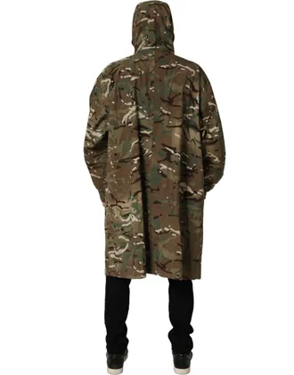 Dolce & Gabbana Mens Multicolor Camouflage Hooded Coat Jacket Nylon Clothing