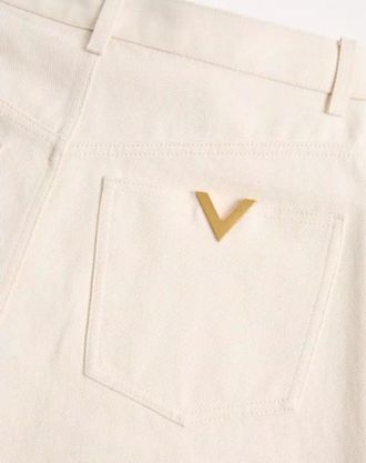 Valentino Garavani Val E26 Jeans - Ivory