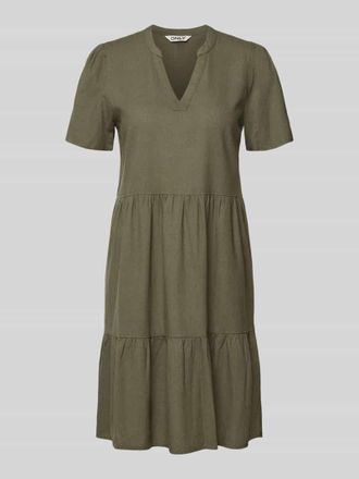 Only A-Linie Freizeitkleid aus Viskose-Leinen-Mix Modell TIRI-GOA