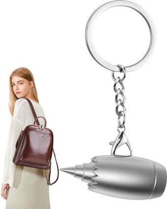 Generico D&eacute;coration Pendentif Davion En M&eacute;tal - Porte-cl&eacute;s Pour Moteur Davion, Support En Brillant, Design Cr&eacute;atif &Agrave; | Accessoire Pour Aviation Pour Pilotes, C