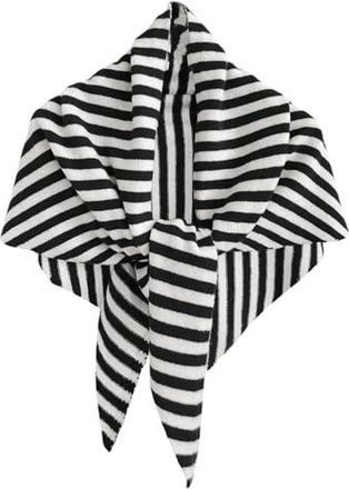 Generic Poncho Femme Hiver Chaud Chale Femme Hiver Chaud Cape Femme Effet enveloppant Ch&acirc;le Ray&eacute; L&eacute;ger Doux Polyvalent Contraste Couleur Look Quotidien &Eacute;l&eacute;gan