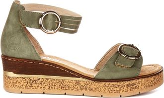 Rieker Damen, Schuhe, Grün, 38 EUGröße