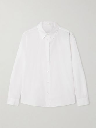 The Row Sadie Hemd Aus Baumwollpopeline - Weiß