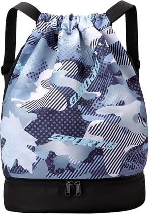 Generic Sac de sport | Compartiment &agrave; chaussures spacieux Sac &agrave; bandouli&egrave;re pour salle de sport - Article personnel de sport pour la natation, le basket-ball,