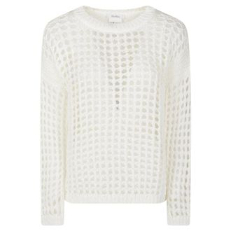 Max Mara Femme, Pulls, Blanc, Taille: 38 FR Pull en maille ajour&eacute;e