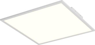 Lindby LED Deckenleuchte (LED Panel) Quais (Modern) in Weiß aus Aluminium (1 flammig,) - Lampe Deckenlampe Küchenleuchte