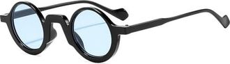 Generic Lunettes De Soleil Dext&eacute;rieur &Agrave; Monture Ronde For Hommes Et Femmes, Tendance For Les Vacances D&eacute;placements(Blue)