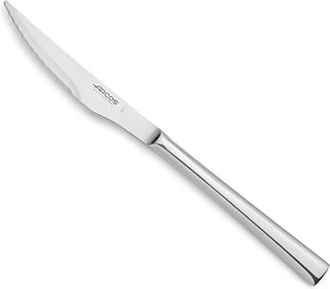 Arcos Cuchillo Chuletero Edelstahl Monoblock 110 mm Klinge Küche Profi Serie Capri Silber