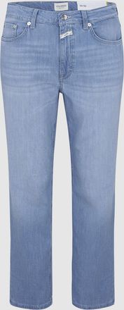 Closed Jean Milo With Slit Light Blue