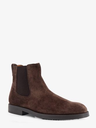 Tod's Mens Chelsea Boots Suede Brown Suede-Rubber Suede/rubber