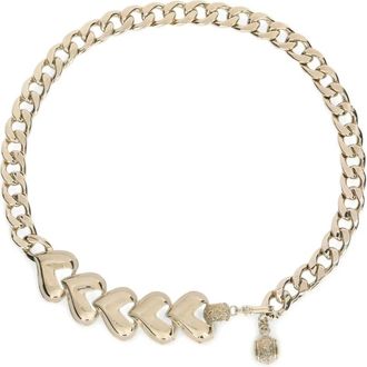 Genny ceinture en chaîne à détail de coeur - Or