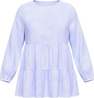 Angel Of Style Longbluse Hemdbluse Musselin Batikmuster Langarm