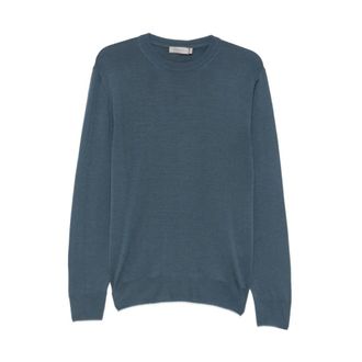 Canali Rundhals-Strickware - - Knitwear - Herren - Blau - 2XL