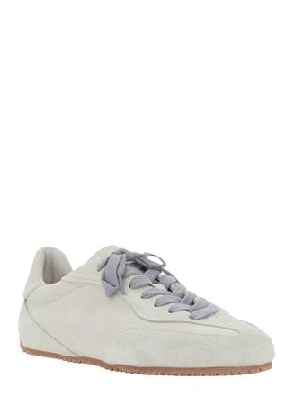Axel Arigato Mens Low Top Sneakers Daze White Suede Trainers