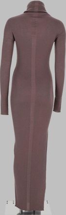 Rick Owens Womens Wool Knit Dress Purple New