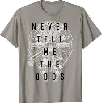 Star Wars Millennium Falcon Nie Tell Me The Odds T-Shirt T-Shirt