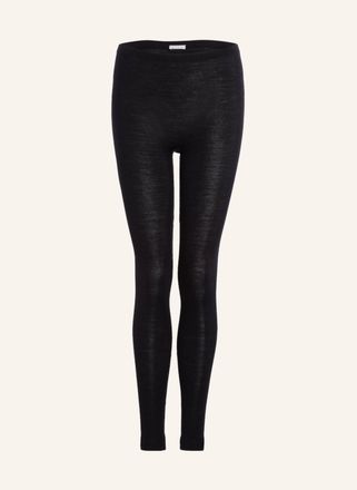 Hanro Lounge-Leggings Woolen Silk Aus Merinowolle Mit Seide schwarz