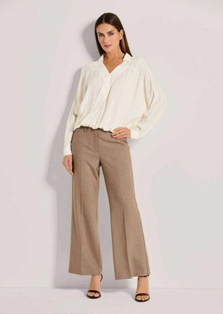 Madeleine Langarmbluse Bluse im Wickel-Look