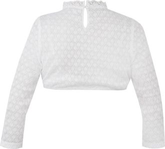 Marjo Dirndlbluse Dirndlbluse Bernried wei&szlig;