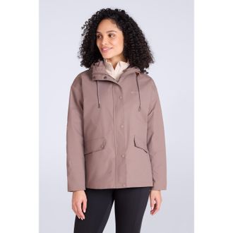 Mountain Warehouse Misty Jacke, wasserfest f&uuml;r Damen (Braungrau)
