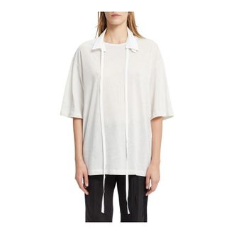 Ann Demeulemeester Agapi High Comfort T-Shirt - - Tops - Damen - Beige - M