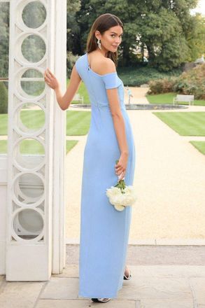 Lipsy Maxikleid Lipsy Maxikleid mit geraffter Taille, Regular (1-tlg)