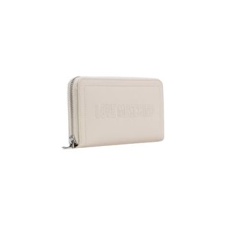 Love Moschino Womens Beige Polyethylene Wallet