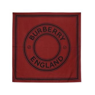 Burberry Roundel Quadratisches Tuch - - Accessories - Damen - Rot - ONE SIZE